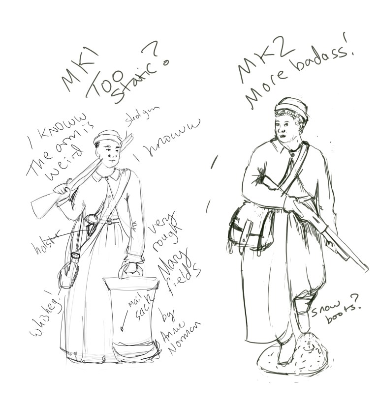 Redesigning Mary Fields! [Stagecoach Mary] | Community Miniatures Project