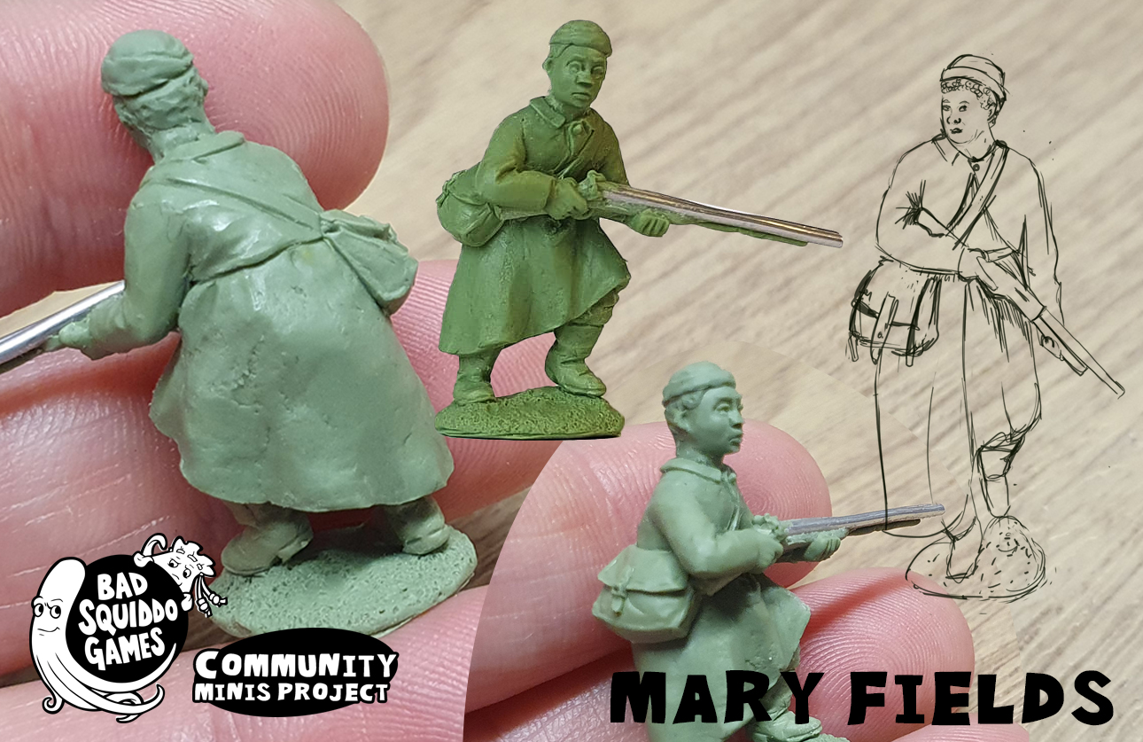 Ada Lovelace & Mary Fields Sculpts | Community Miniatures Project