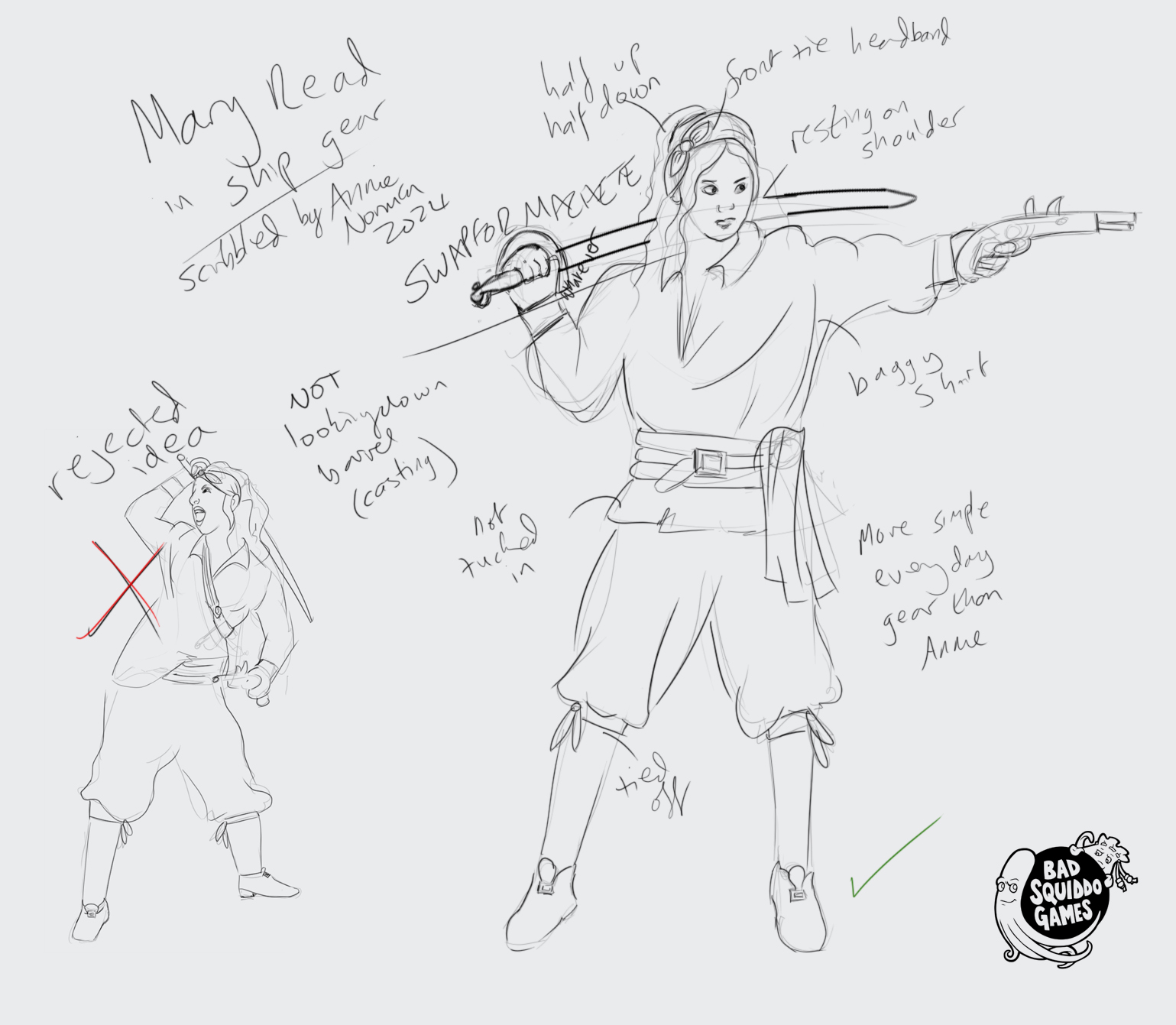 Designing Anne Bonny and Mary Read | Community Miniatures Project